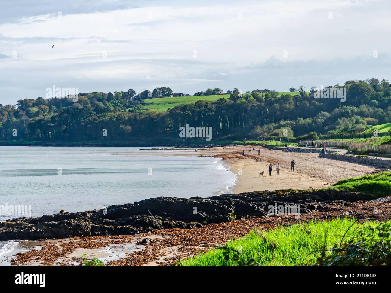 Crawfordsburn, County Down, Northern Ireland October 10 2023 - People ...