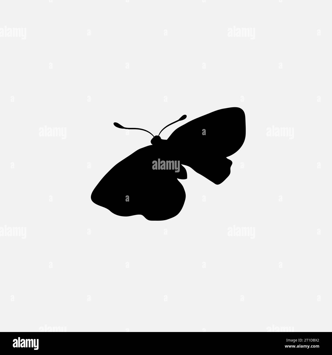 Butterfly moth insect vector Stock Vector Images - Alamy