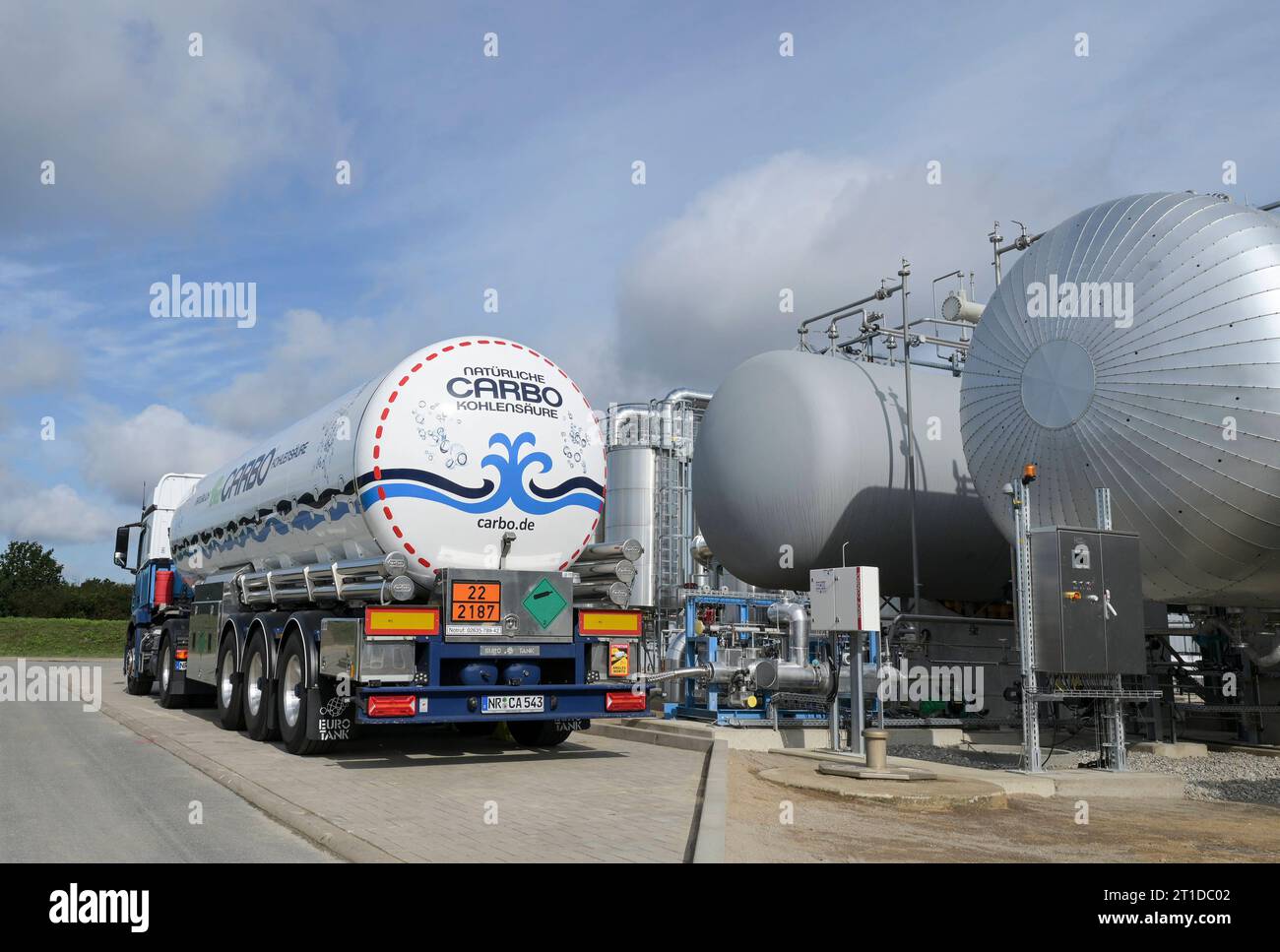 EnviTec biogas plant with integrated LNG plant GERMANY, Guestrow ...