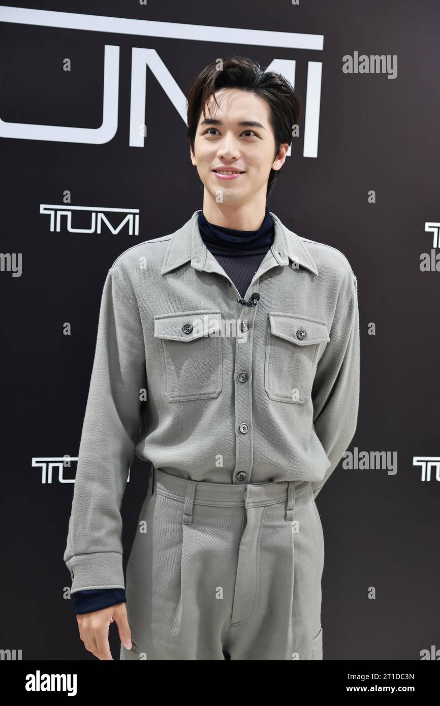 Chinese actor and singer Xu Weizhou attends an activity in Shanghai ...