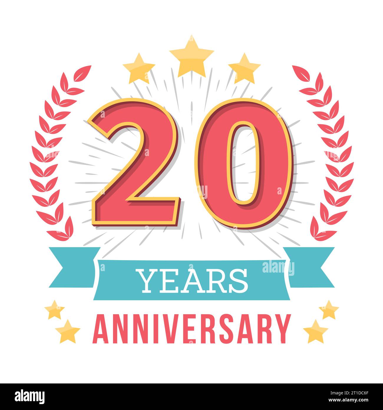 Vintage anniversary 20 years hi-res stock photography and images - Alamy