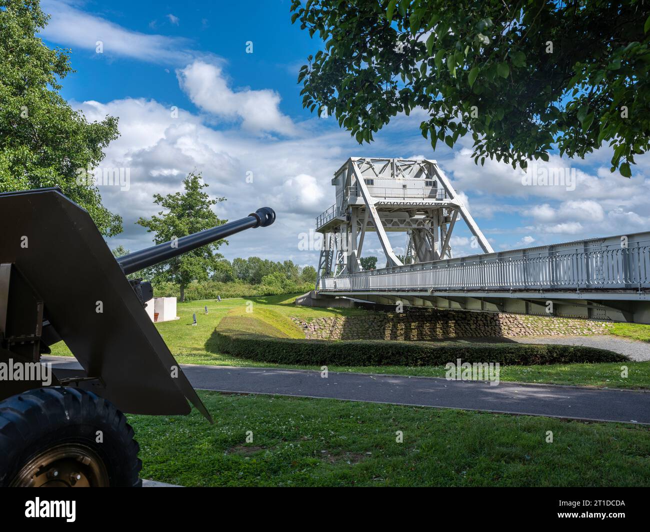 Pegasus Bridge at the Memorial Pegasus Museum, Ranville, Normandy ...