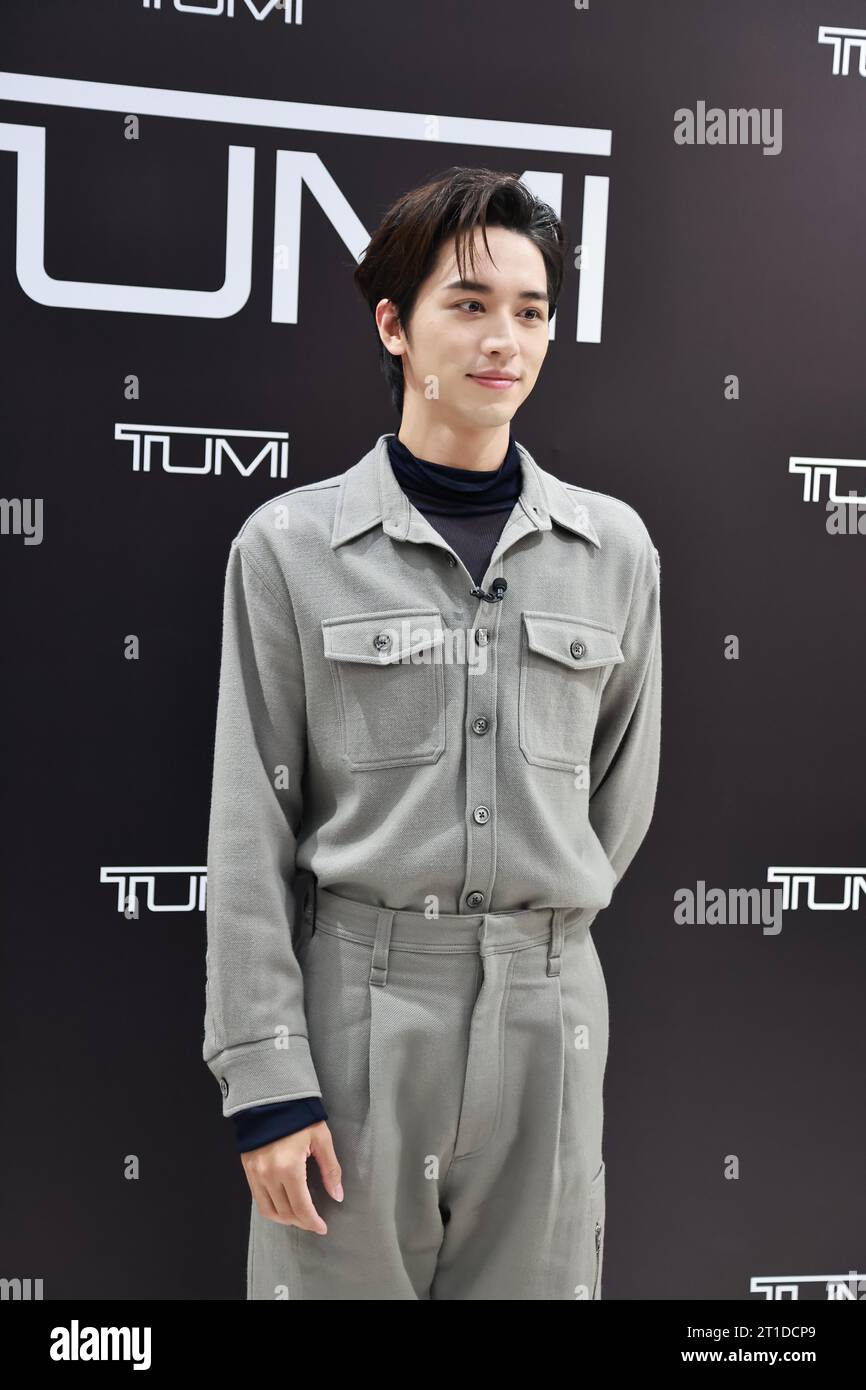 Chinese actor and singer Xu Weizhou attends an activity in Shanghai ...