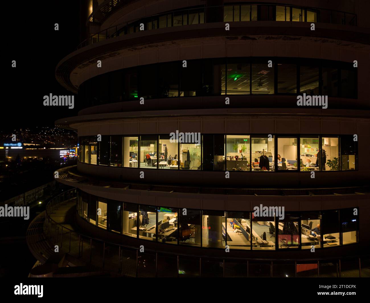 Aerial drone view silhouette construction hi-res stock photography and ...