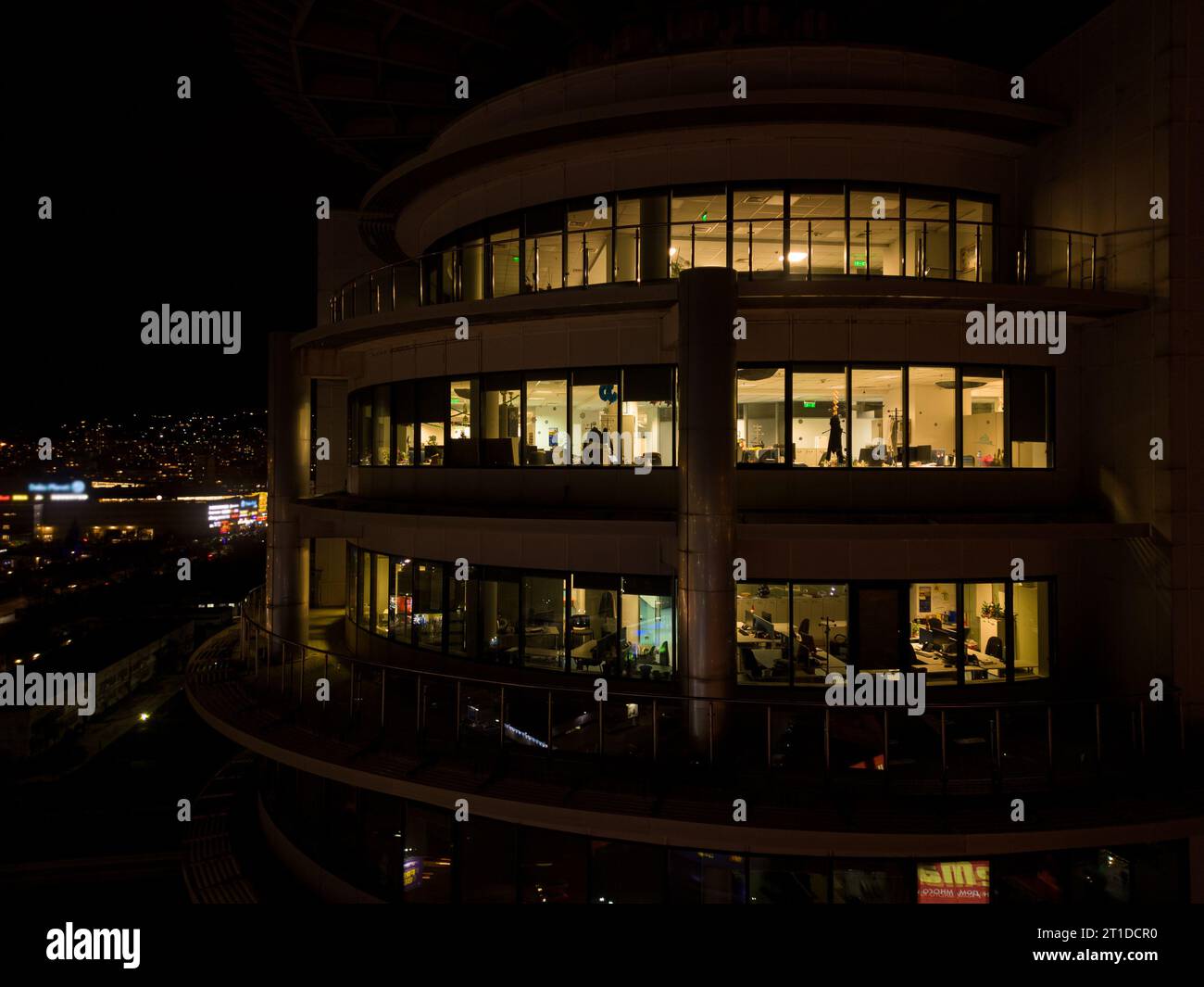 Aerial view employment office hi-res stock photography and images - Alamy