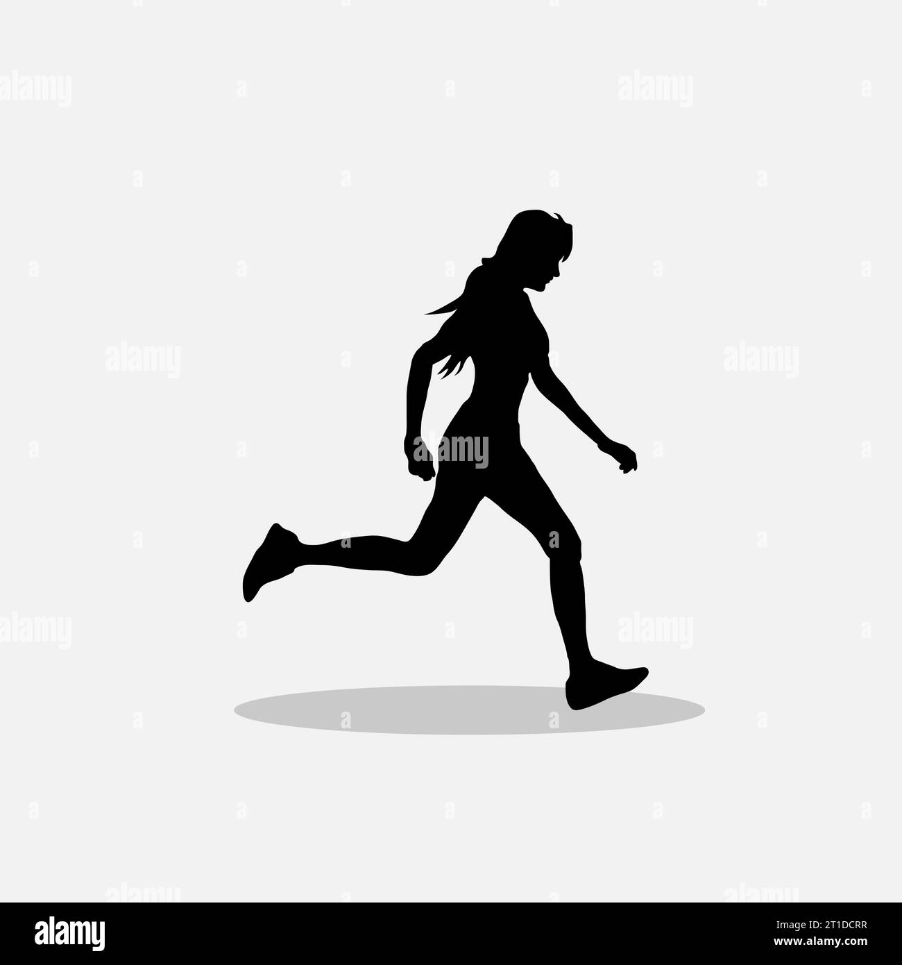 Women run vector png Stock Vector Image & Art - Alamy