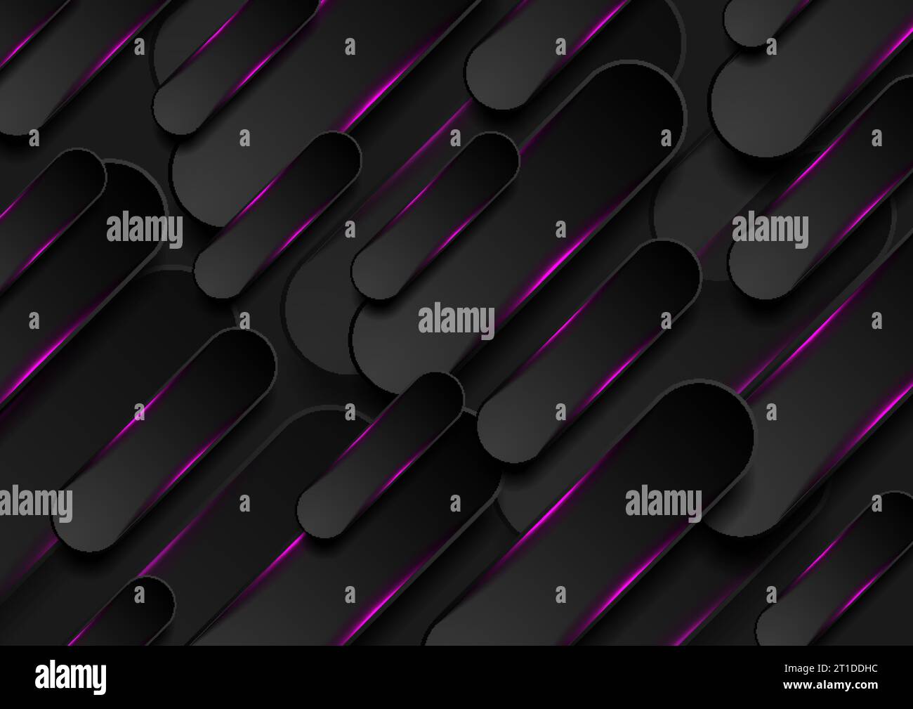 Futuristic abstract black and neon purple technology background ...