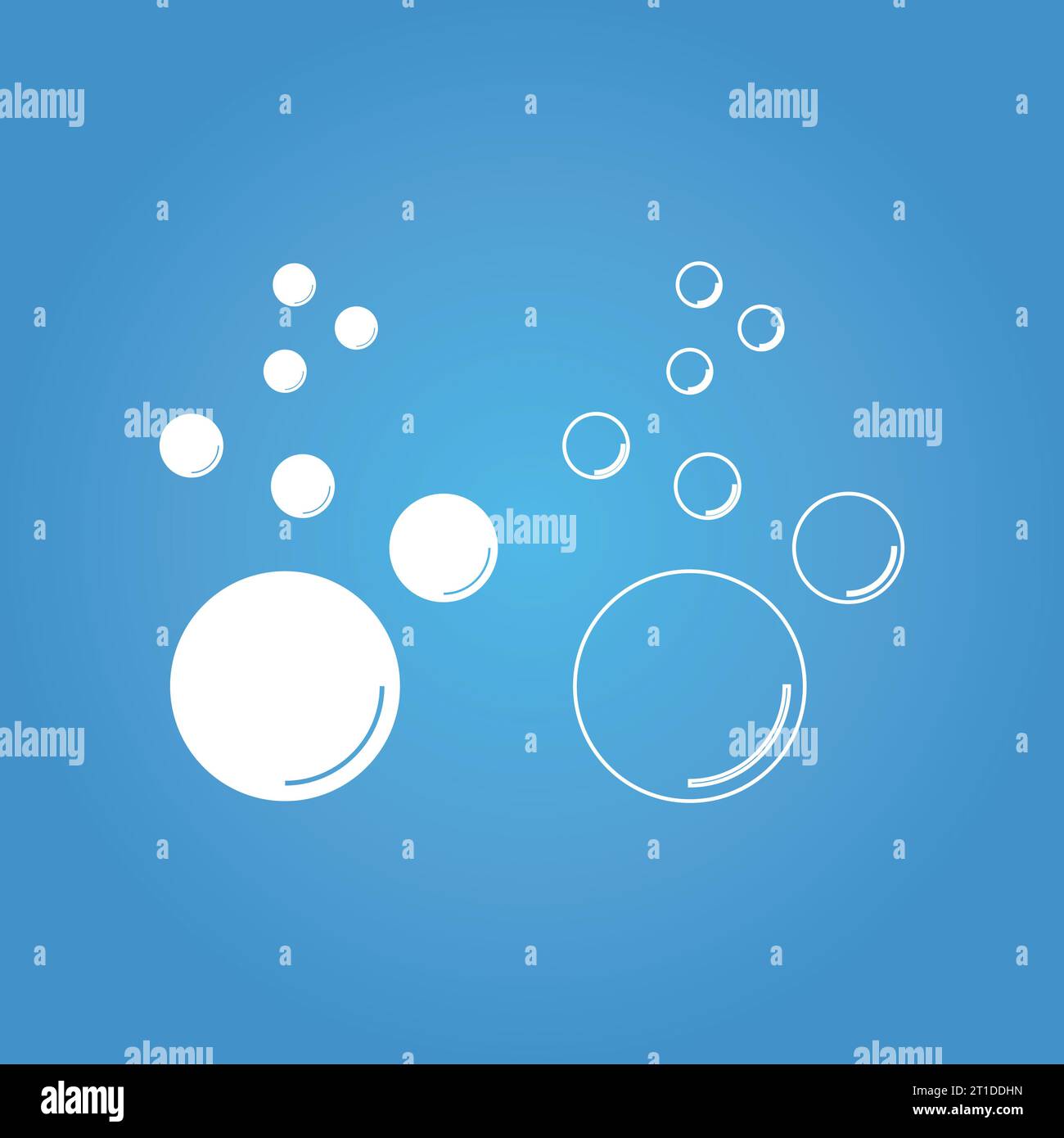 Bubble icon vector illustration design template Stock Photo - Alamy