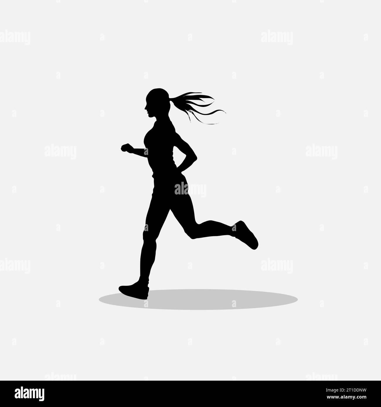 Women run vector png Stock Vector Image & Art - Alamy
