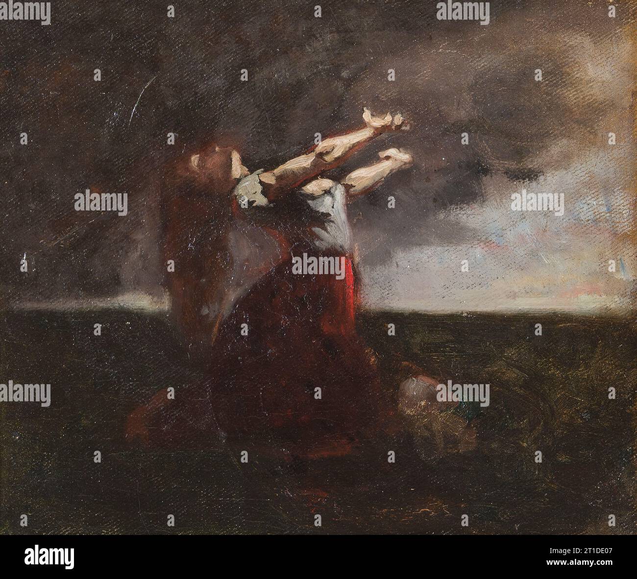 The Blasphemer, 1872 Stock Photo - Alamy