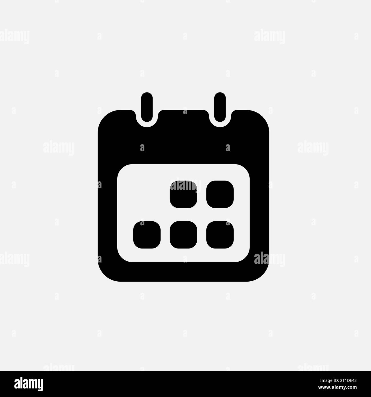 Calendar icon png Stock Vector Image & Art - Alamy