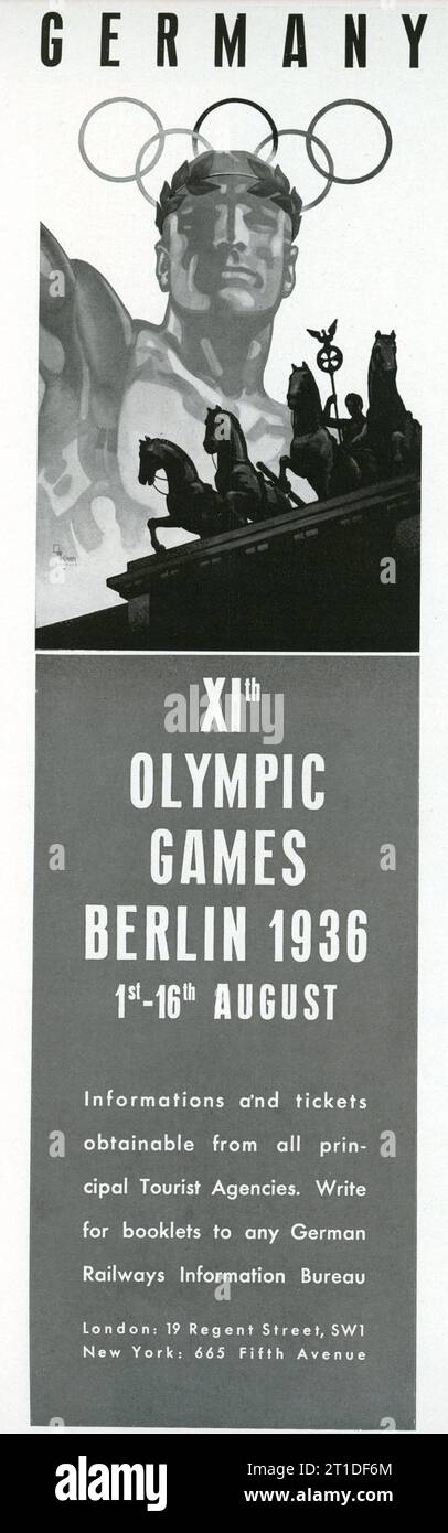 1936 nazi olympics adolf hitler hi-res stock photography and images - Alamy