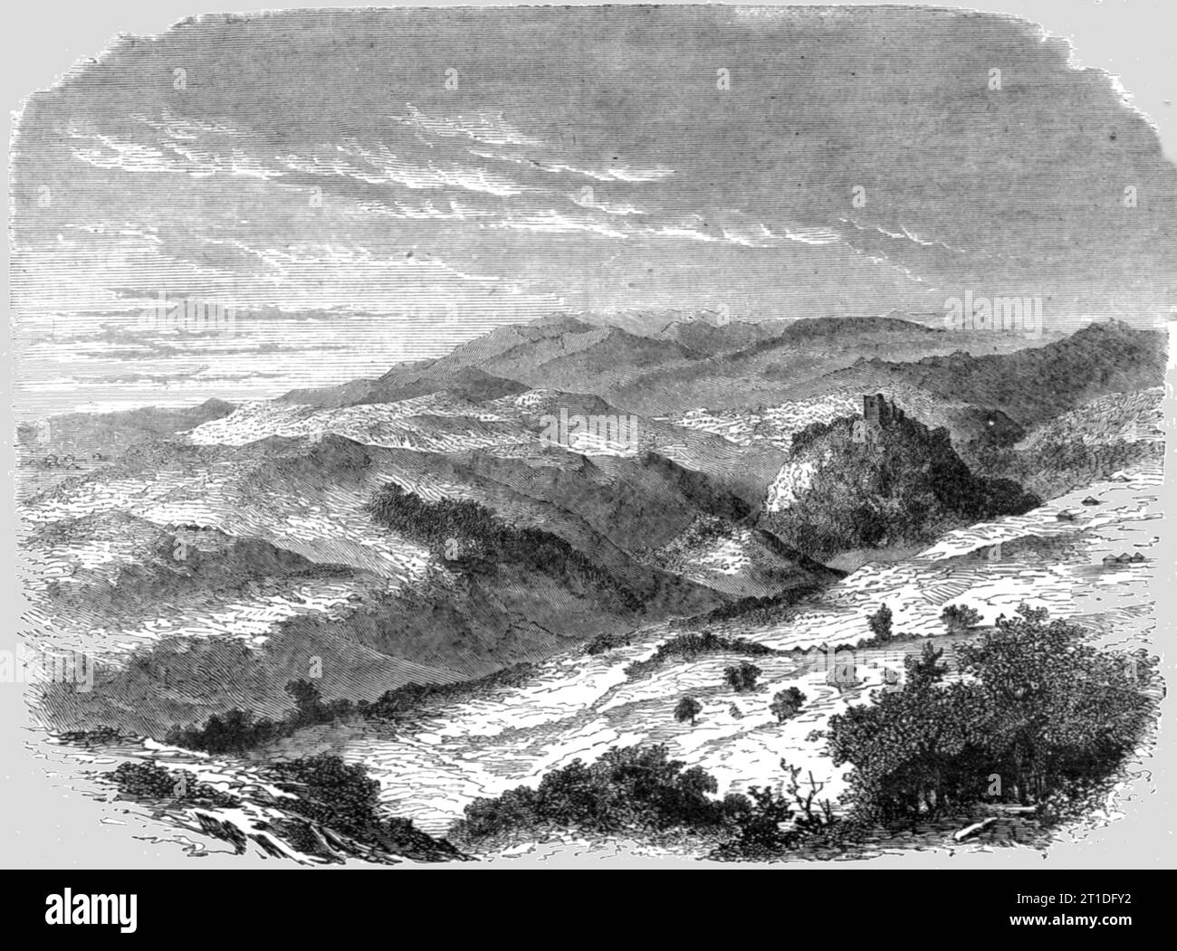 'View near Kunawat; The Stone Towns of Central Syria, otherwise called ...