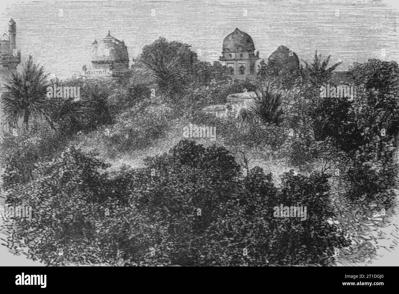 'Royal Tombs at Golconda; Notes on the Ancient Temples of India', 1875 ...