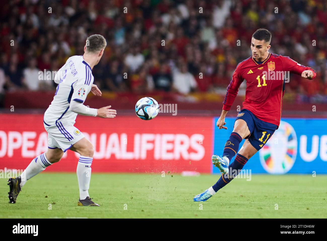 Ferran Torres of Spain during the UEFA EURO 2024, European Qualifiers ...