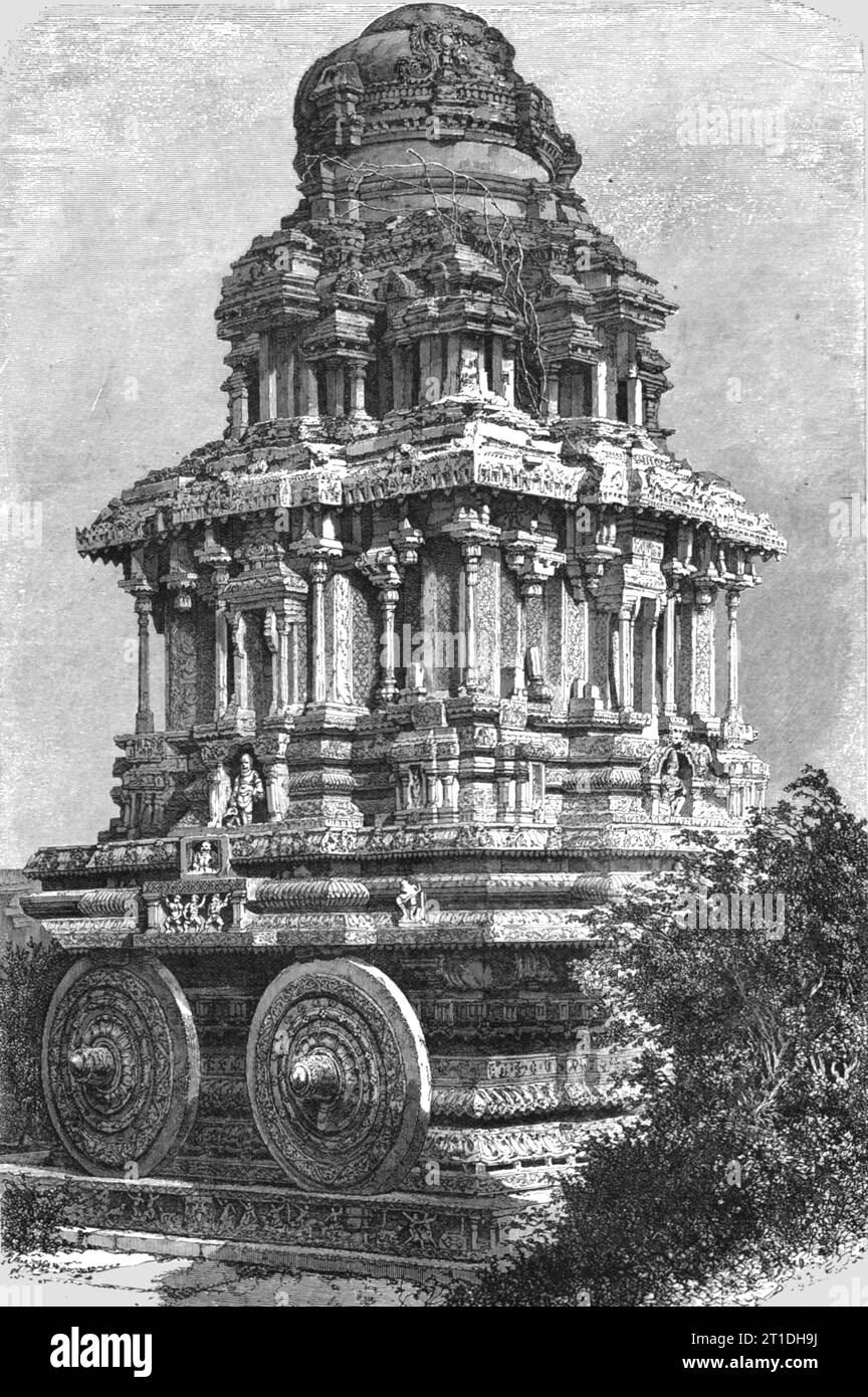 'Original Form of the Car of Juggernath, constructed in stone; Notes on ...