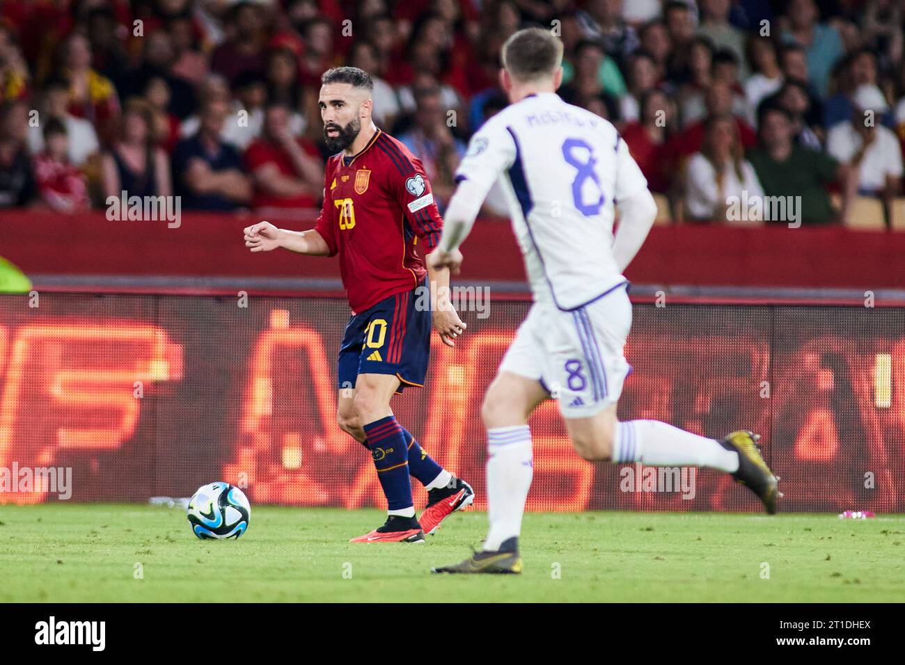Daniel Carvajal of Spain during the UEFA EURO 2024, European Qualifiers ...