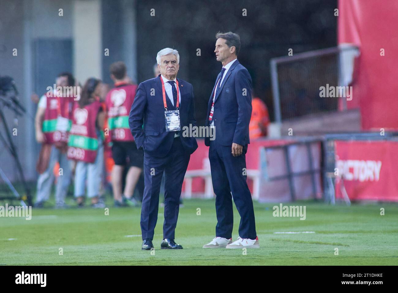 Pedro Rocha, president of RFEF, looks on during the UEFA EURO 2024 ...