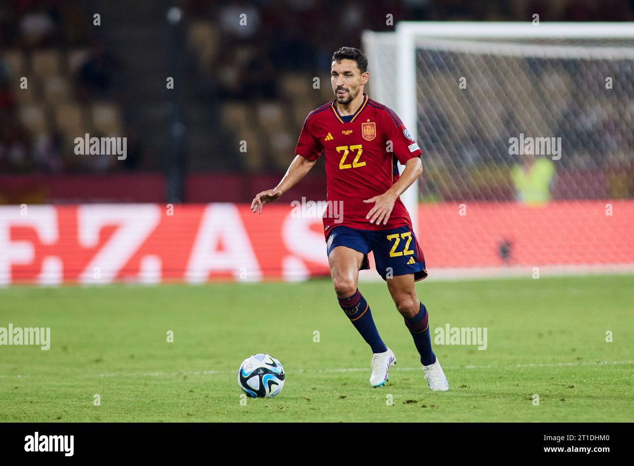 Jesus Navas of Spain during the UEFA EURO 2024, European Qualifiers ...