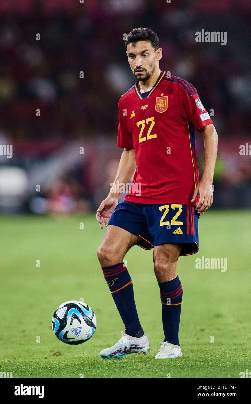 Jesus Navas of Spain during the UEFA EURO 2024, European Qualifiers ...