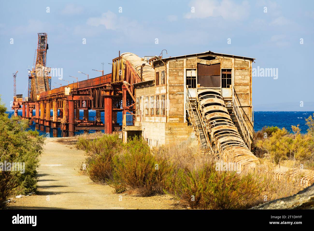 Maden Yukleme iskelesi conveyor system for loading copper to ships in ...