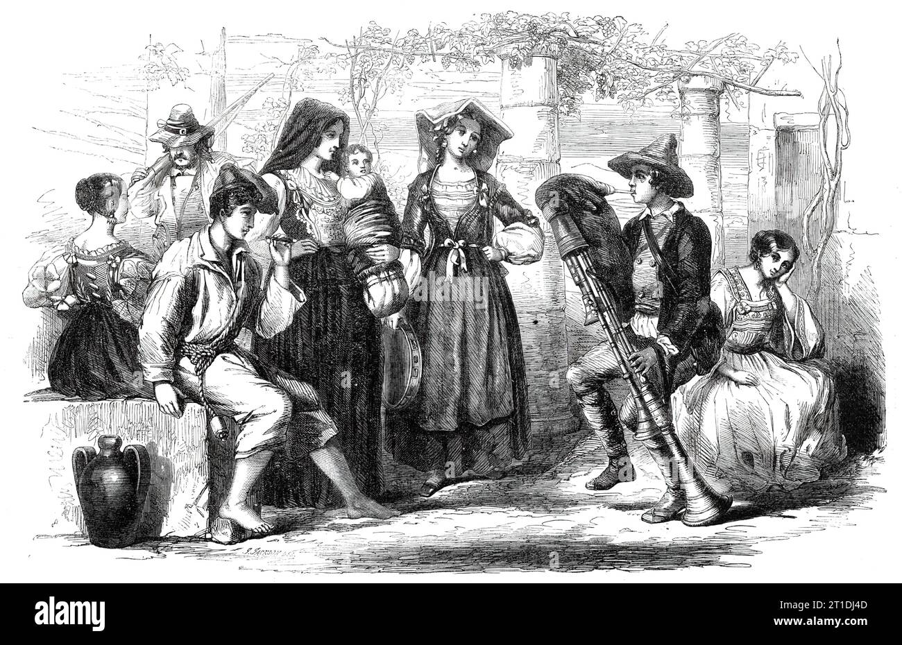 Inhabitants of the Kingdom of Naples, 1860. Italians in regional ...