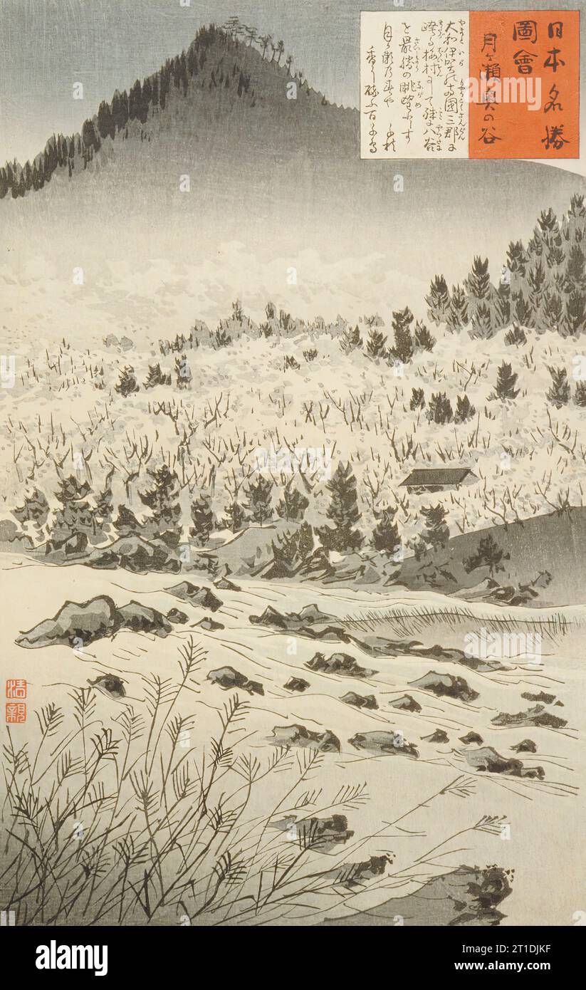 Inner Valley at Tsukigase, 1897. From Sketches of Famous Places in ...