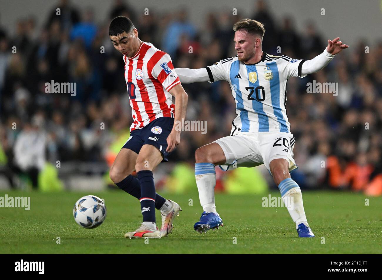BUENOS AIRES, ARGENTINA - OCTOBER 12: Newcastle United player Miguel ...