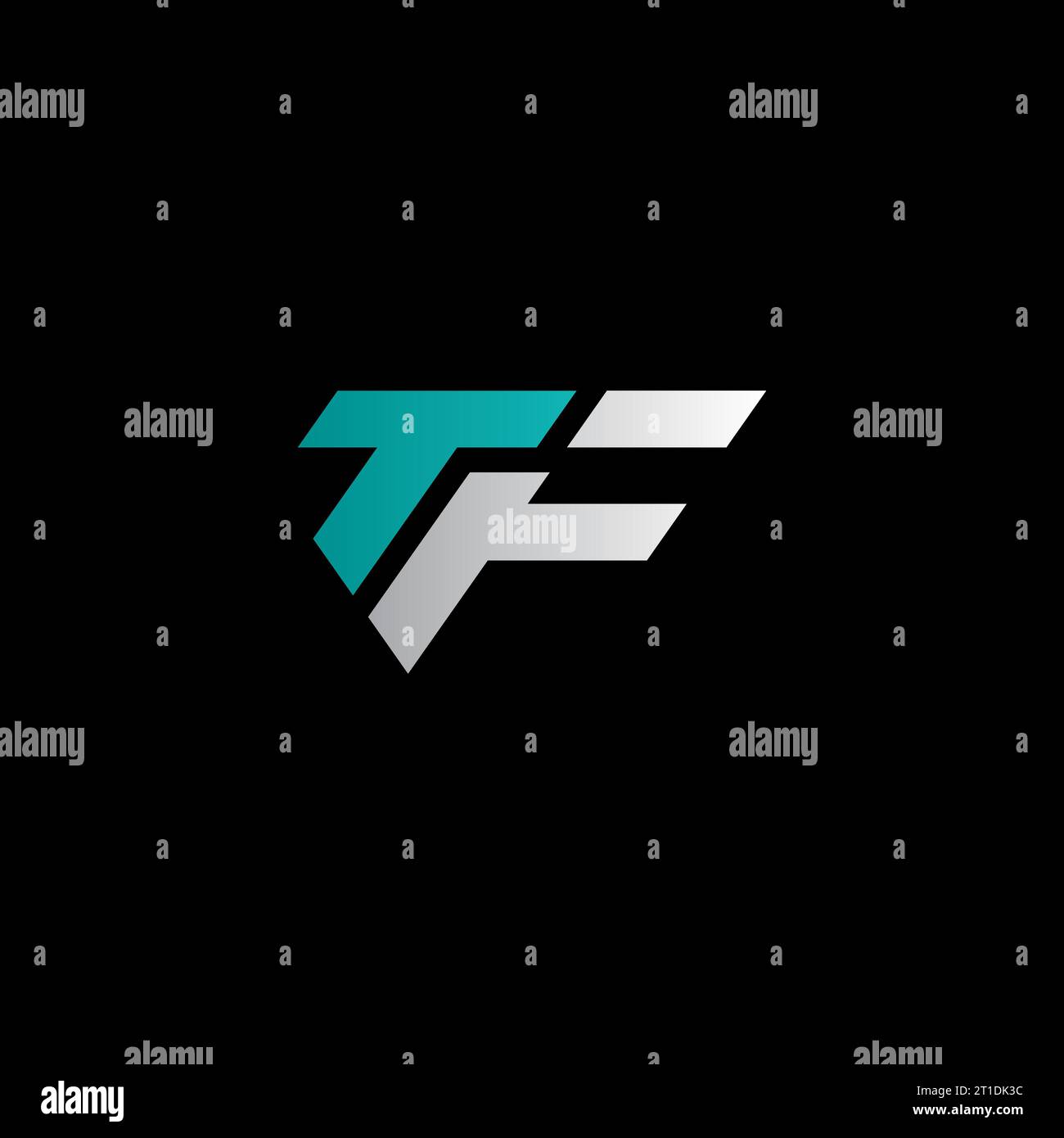 TF logo, TF Monogram, Initial TF Logo, Letter TF logo, Icon, Vector ...