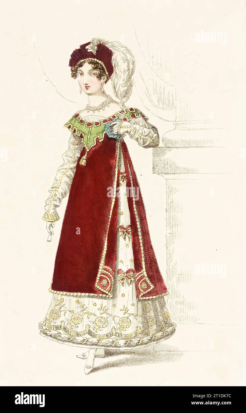 English fancy ball gown hi-res stock photography and images - Alamy