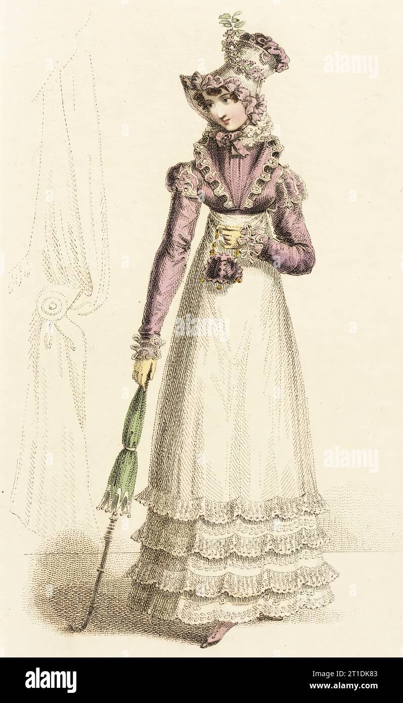 Fashion dress 1820 hi-res stock photography and images - Alamy