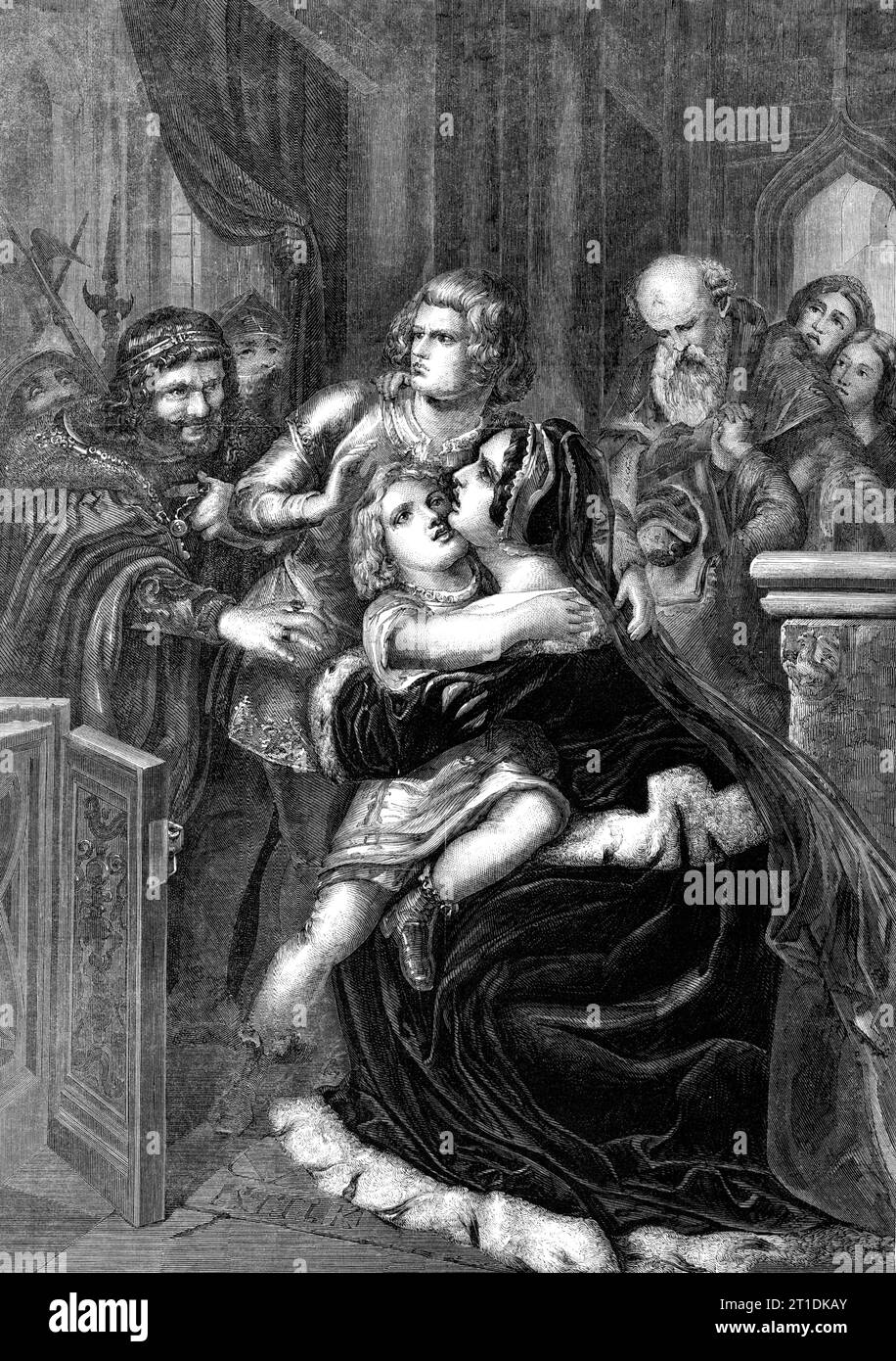 "Richard III and the Children of Edward IV." - from a painting by ...