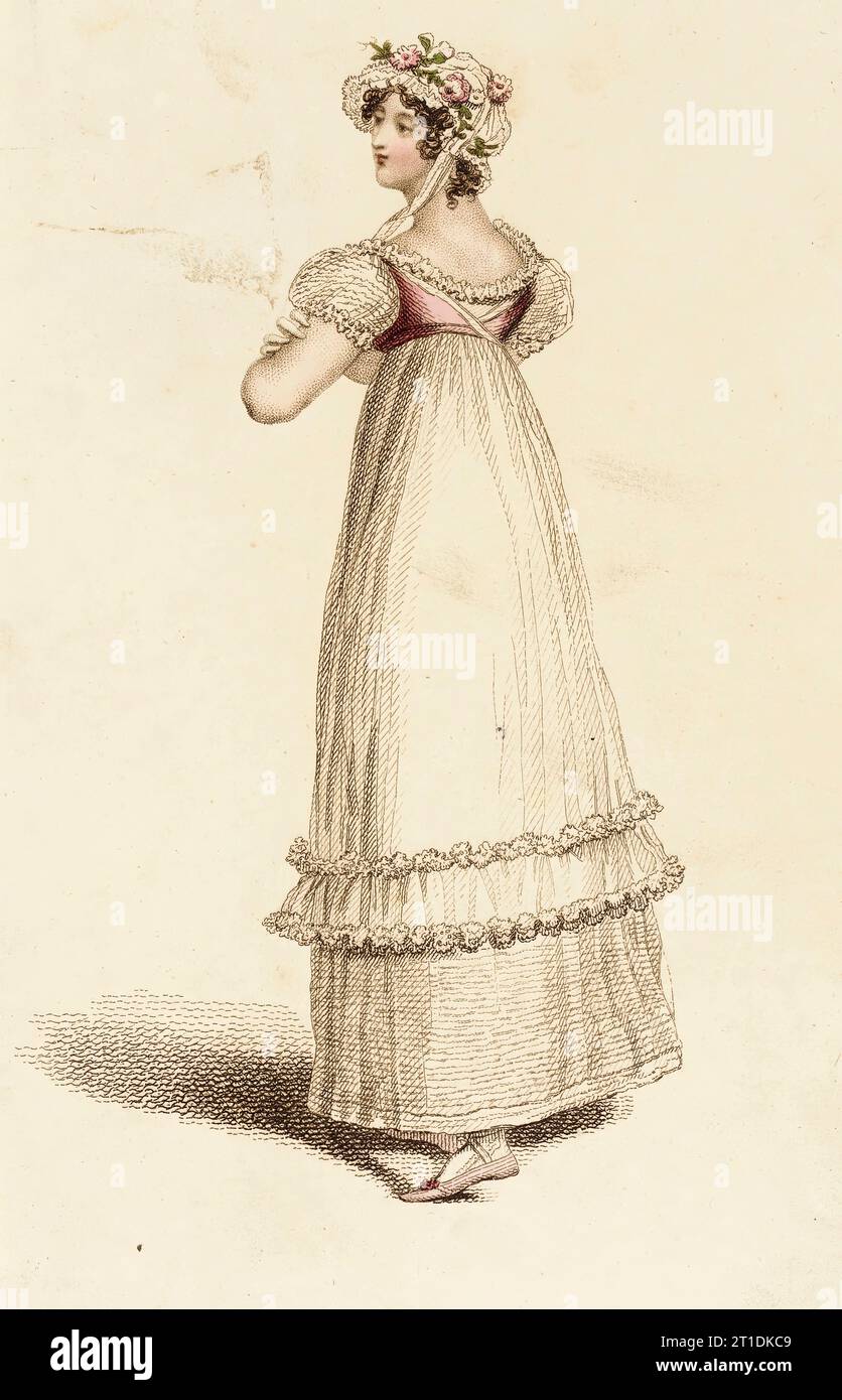 Fashion Plate (Afternoon Dress), 1815 Stock Photo - Alamy