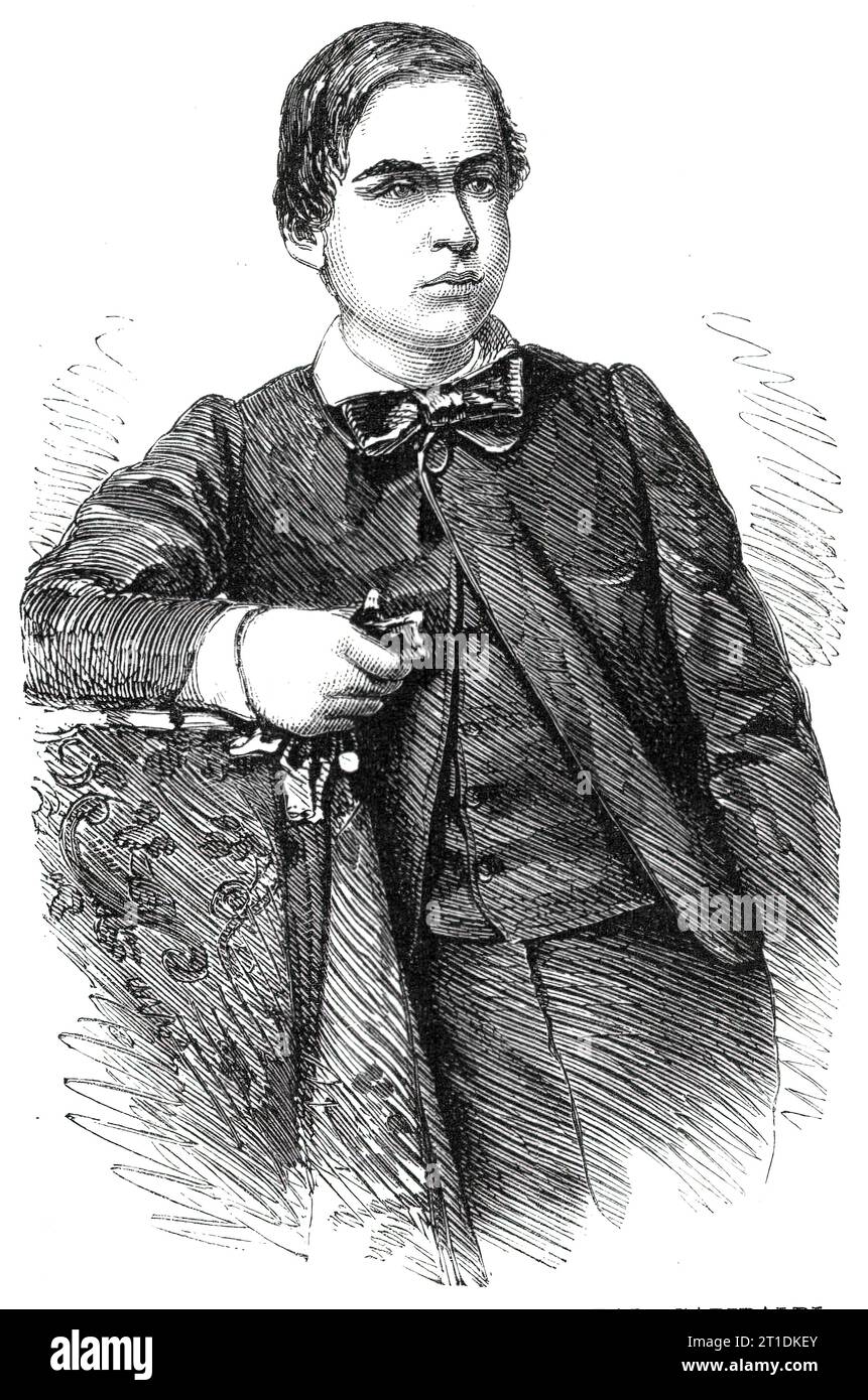 Ricciotti, youngest son of General Garibaldi, from a photograph by P.C ...