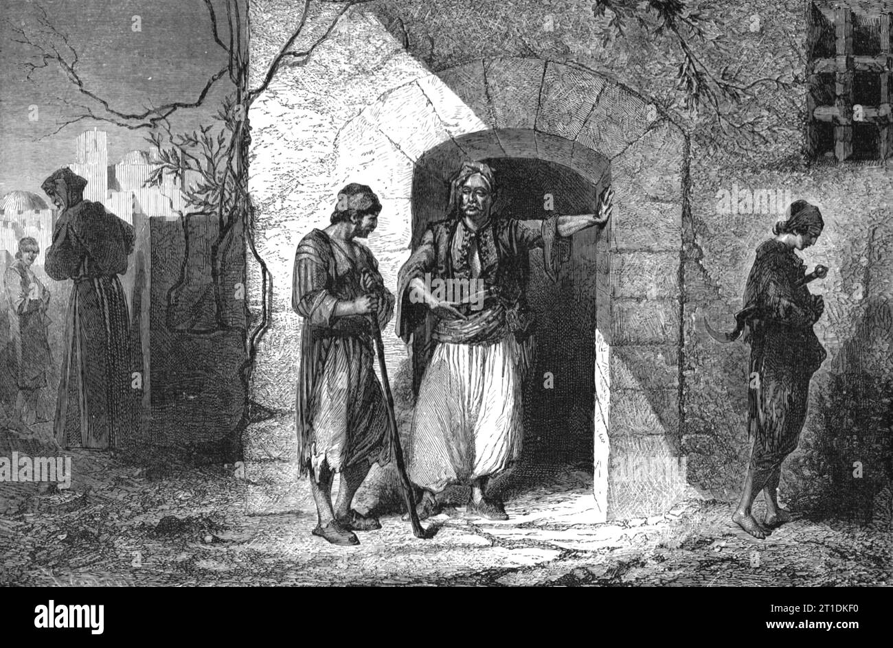 'Natives and Costumes in Syria; The Stone Towns of Central Syria ...