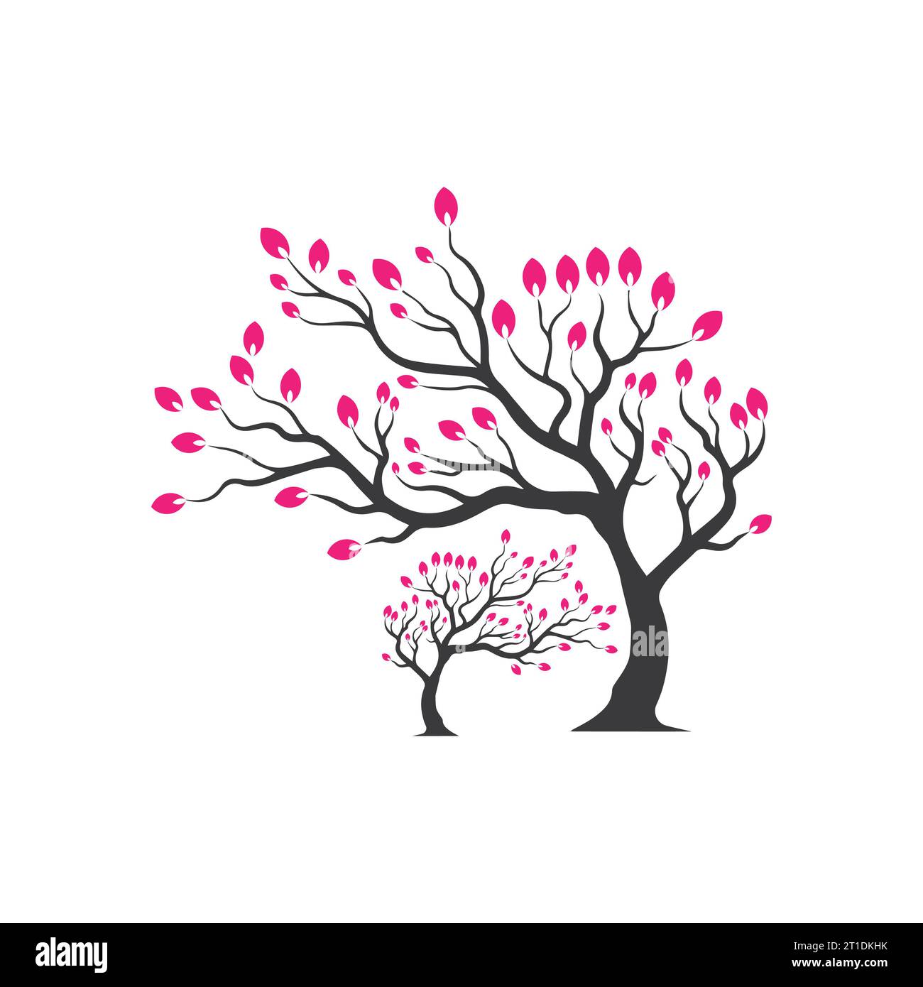 Vector branch , Hand drawn illustration of tree branch design template ...