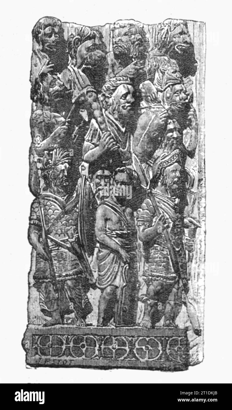 'Bas-reliefs from an Indian Temple; Notes on the Ancient Temples of ...