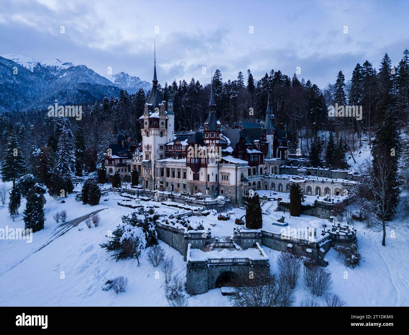 Clock tower peles castle in hi-res stock photography and images - Alamy