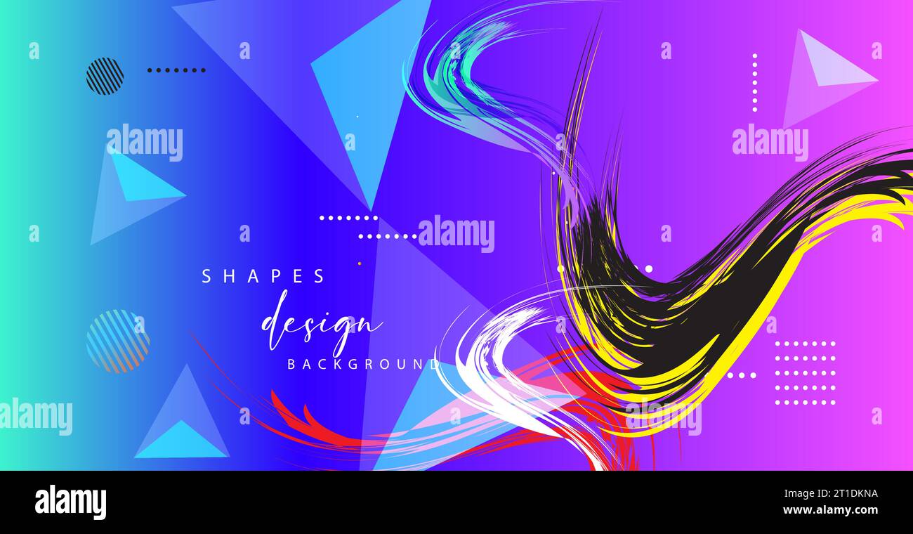 Abstract colorful background design for commercial use Stock Vector ...