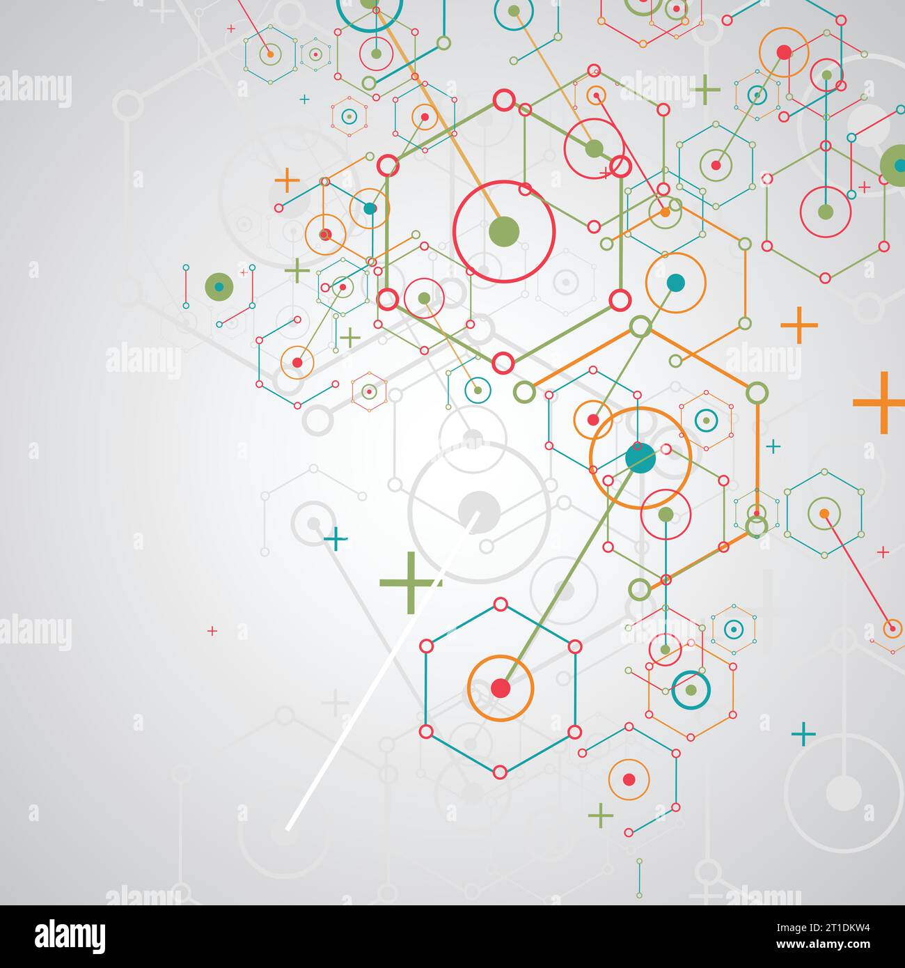Abstract Technology Hexagonal Background Connection Structure Vector Stock Vector Image And Art