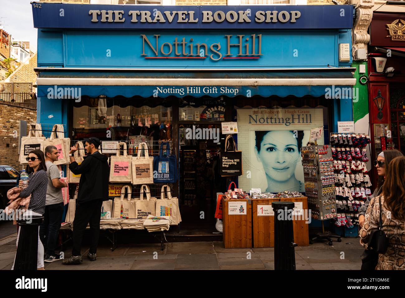 London, England - October 10, 2023: Notting Hill is a vibrant, trendy ...