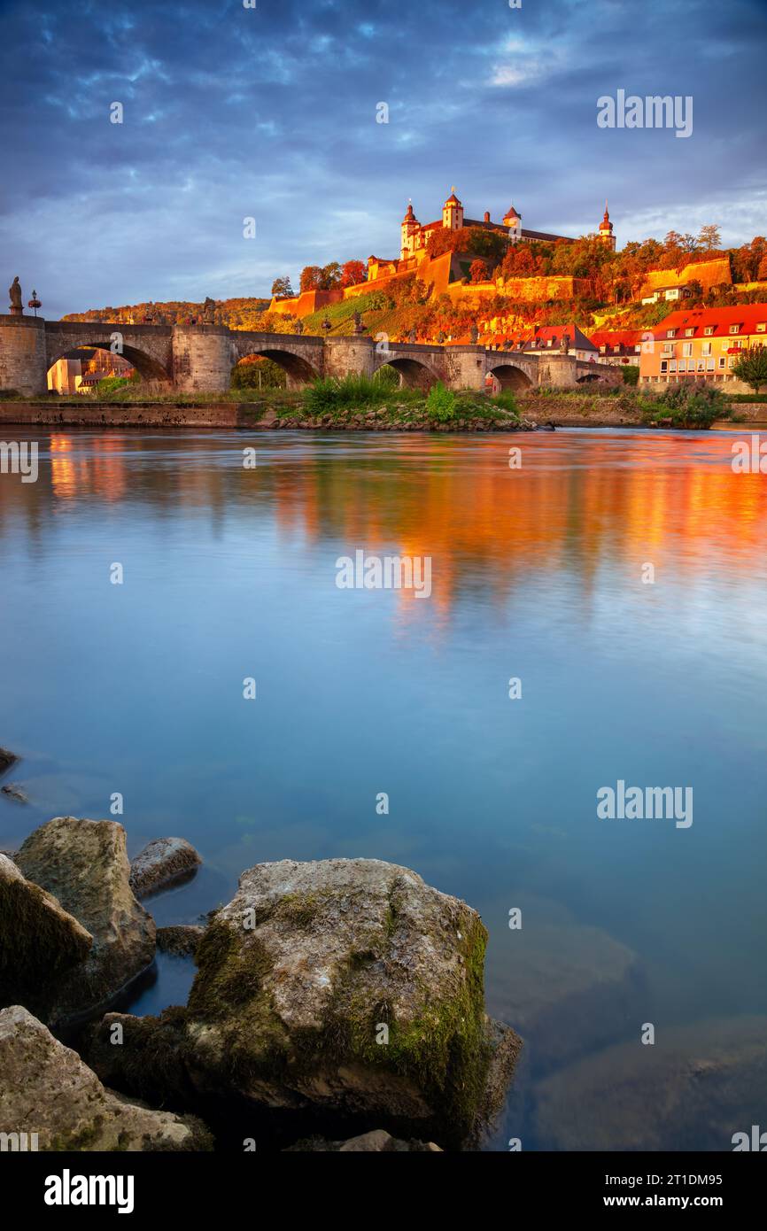Marienberg fortress bridge hi-res stock photography and images - Alamy
