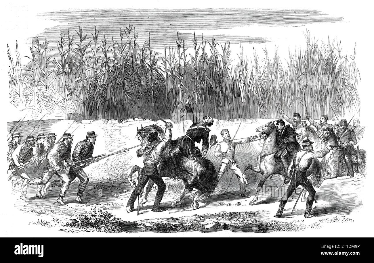 The Revolution in Sicily - Garibaldi cutting down the captain of the ...