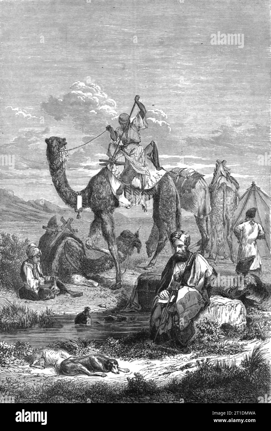 'Caravan Reposing, in the Hauran; The Stone Towns of Central Syria ...