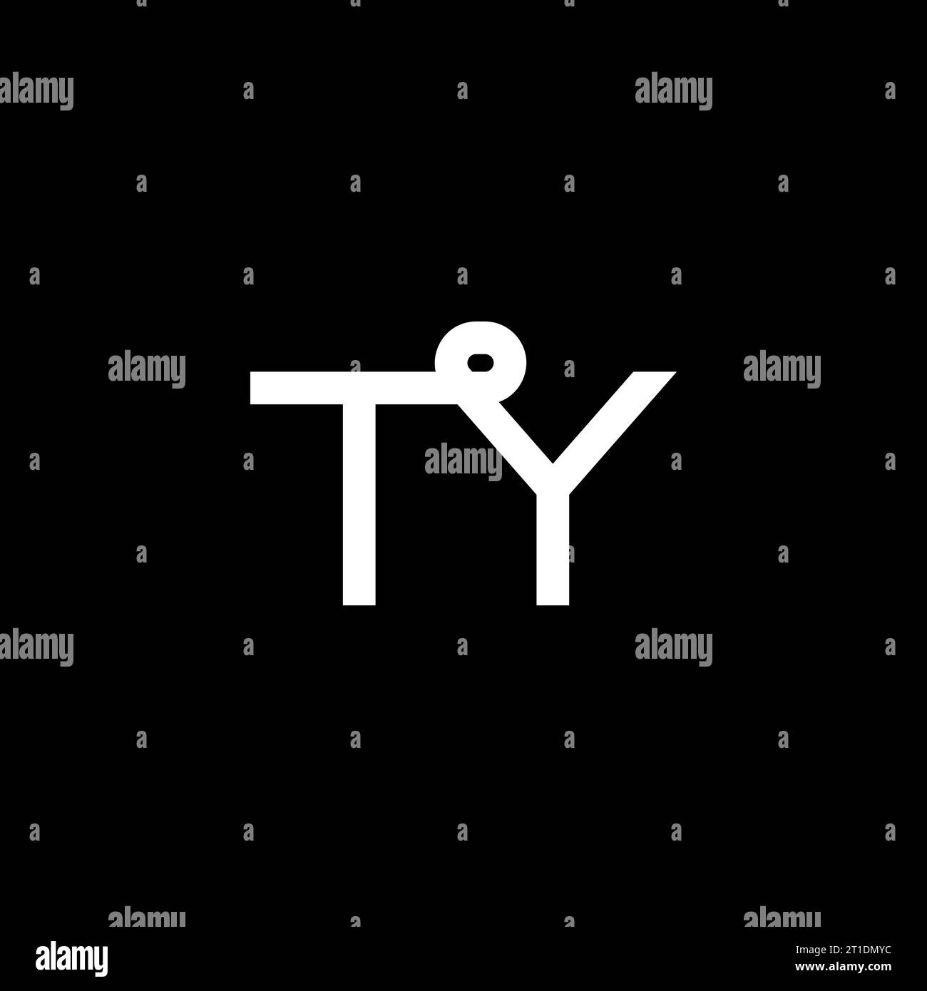 TY logo, TY Monogram, Initial TY Logo, Letter TY logo, Icon, Vector ...