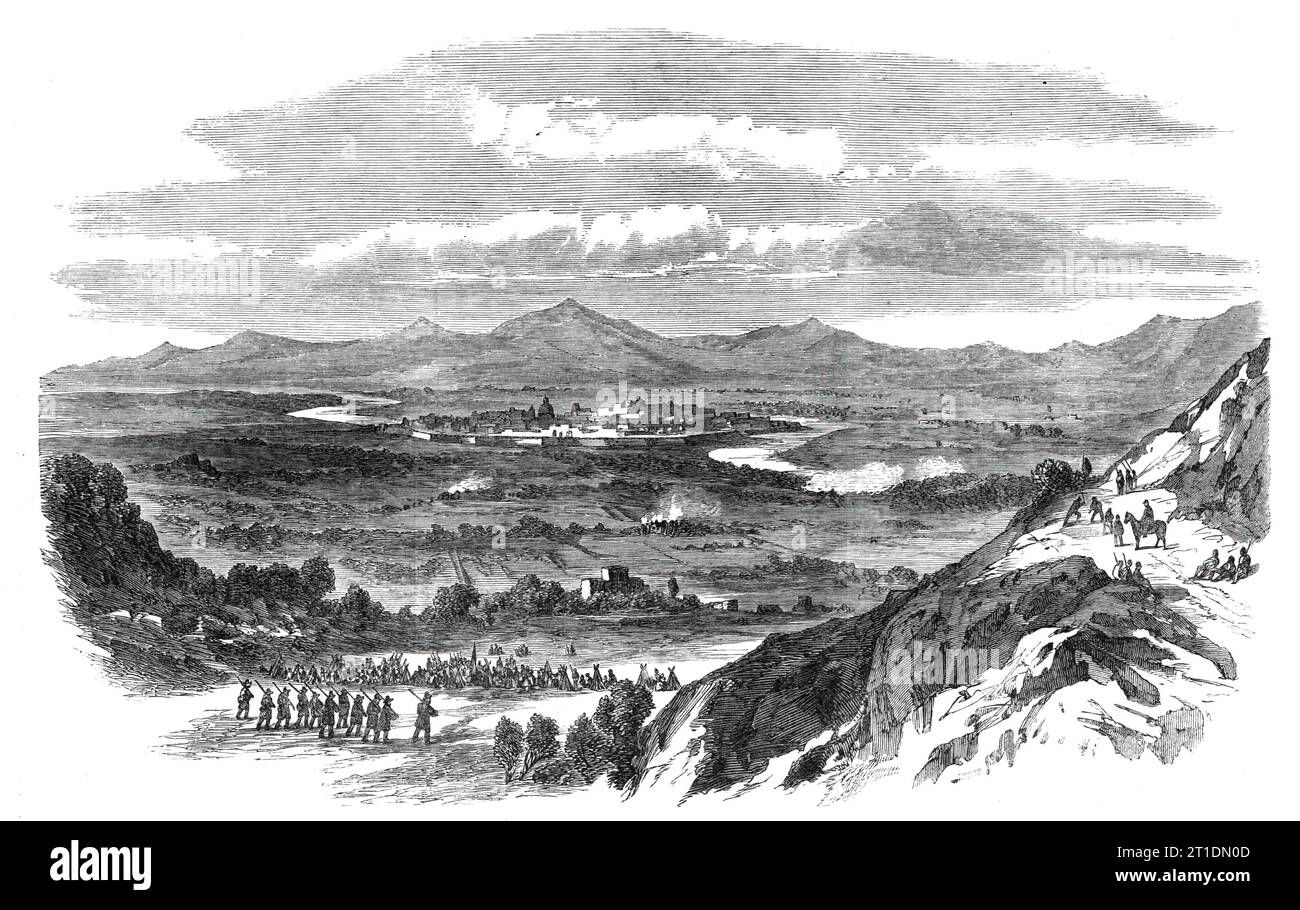 View of Capua, from Monte St. Angelo - from a sketch by our special ...