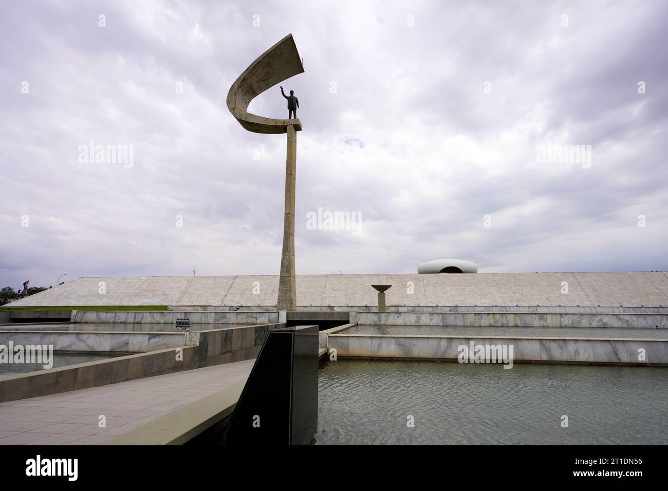 BRASILIA, BRAZIL - AUGUST 30, 2023: JK Memorial is a mausoleum ...