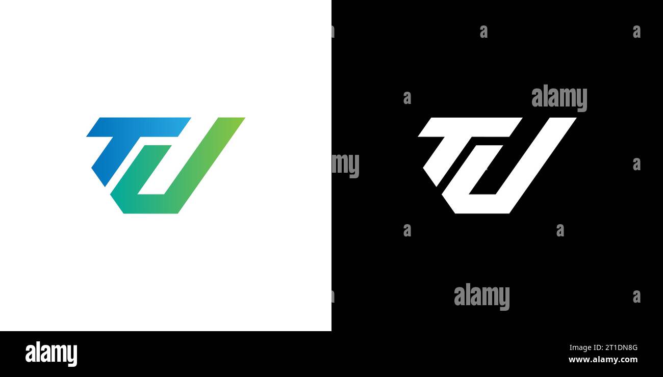 TU logo, TU Monogram, Initial TU Logo, Letter TU logo, Icon, Vector ...