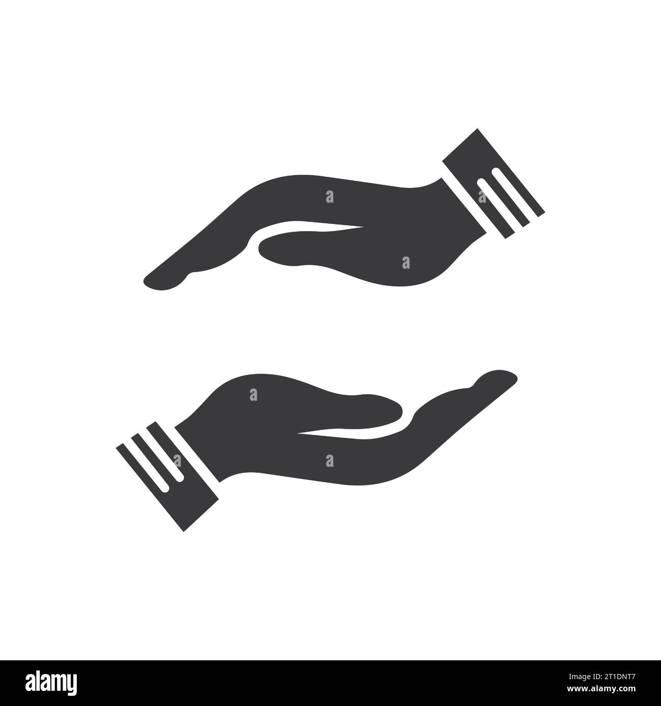 Hand gestures and sign language isolated . Vector illustration of human ...