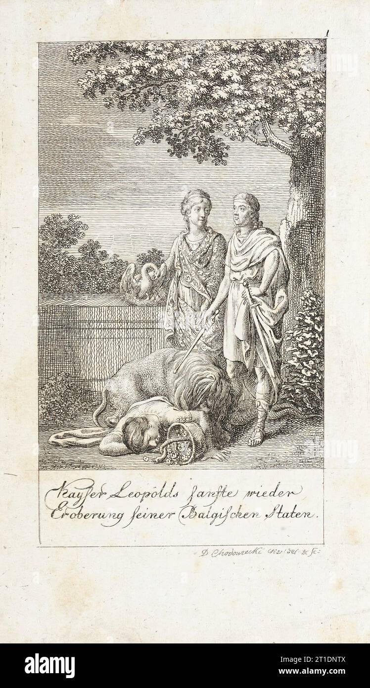 Illustration for 'Six Great Events of the Last Decade', 1791 Stock ...